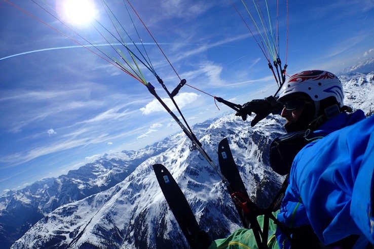 Diy Heliskiing - Paraboarding in Zillertal