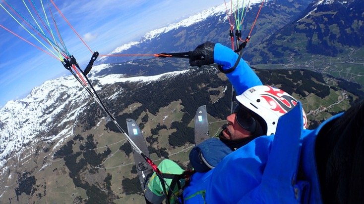 Diy Heliskiing - Paraboarding in Zillertal